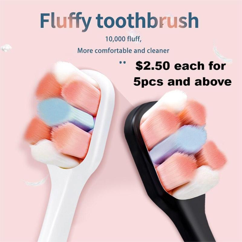 Adult Ultra-fine Soft Hair Toothbrush for Men Women Oral Car - TikTok ...