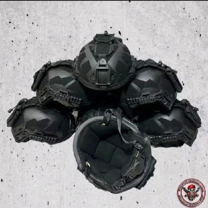 Helm Kevlar Scorpion Level IIIA Rail Wendy//Helm Tactical Scorpion Tali ...