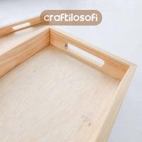 Jual Nampan Pegangan Kayu NPE | Kotak Hantaran | Wooden Tray ...