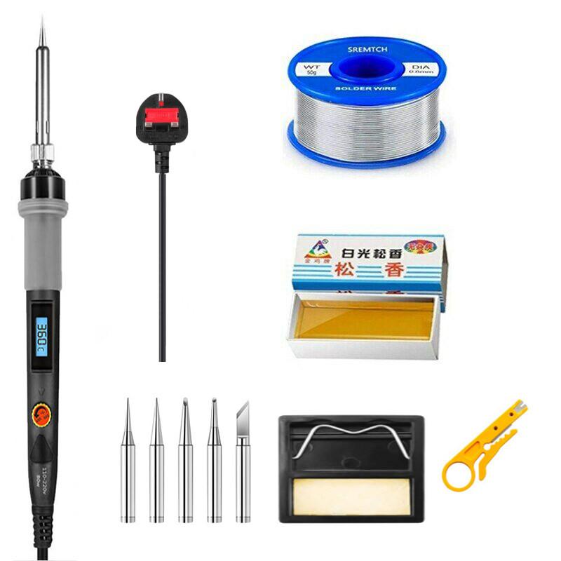 NEW S6-X2 80W Digital LCD Solder Adjustable Temperature Controlled Fast ...