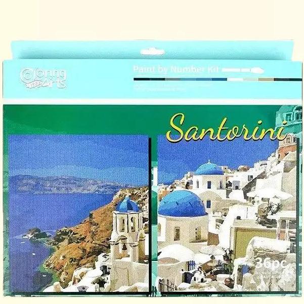 OHSOME -Langer·Paint By Numbers · 2PK Version ·Santorini/Colmar/art ...