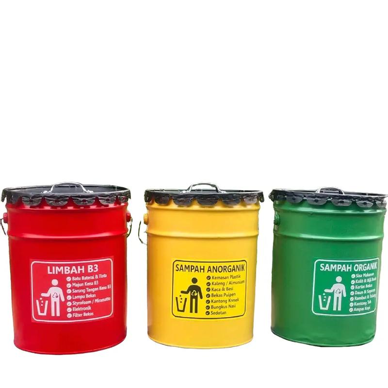 TONG SAMPAH KALENG KAPASITAS 25L AWET & TAHAN LAMA Besi - Shop | Tokopedia