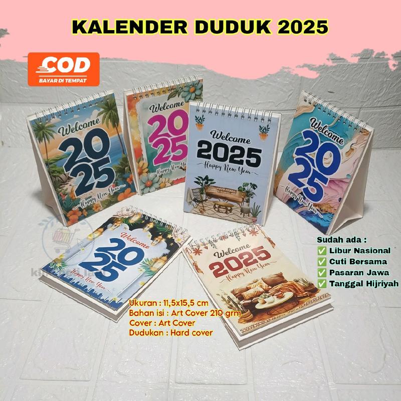 KALENDER DUDUK ESTETIK 2025 MENARIK SIMPEL MURAH - Shop | Tokopedia
