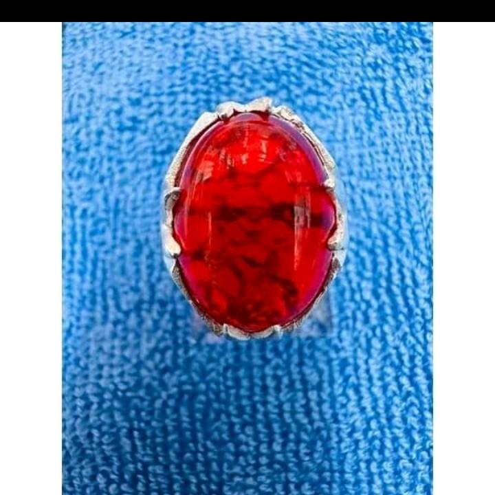 Cincin Batu Delima Merah Asli ocassion Rings Bead - TikTok Shop Malaysia