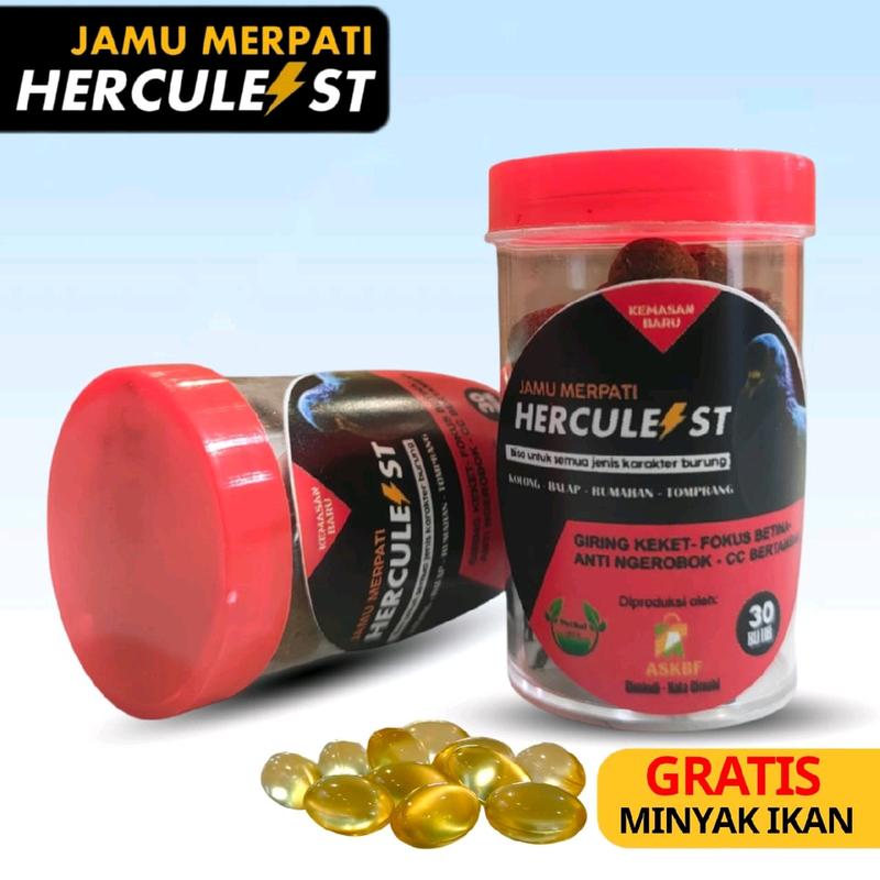 JAMU MERPATI HERCULES KOLONG BALAP HERCULES ISI 30 BUTIR HERCULEST ...