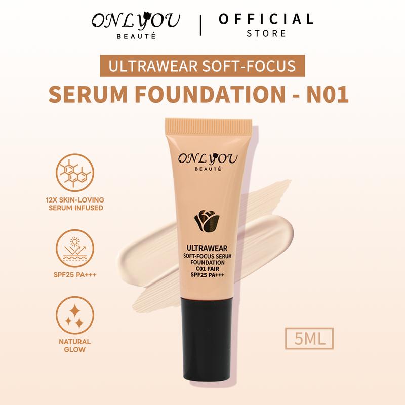 ONLYOU ULTRAWEAR SOFT-FOCUS SERUM FOUNDATION-NO1 5ML【COD】 - Shop ...
