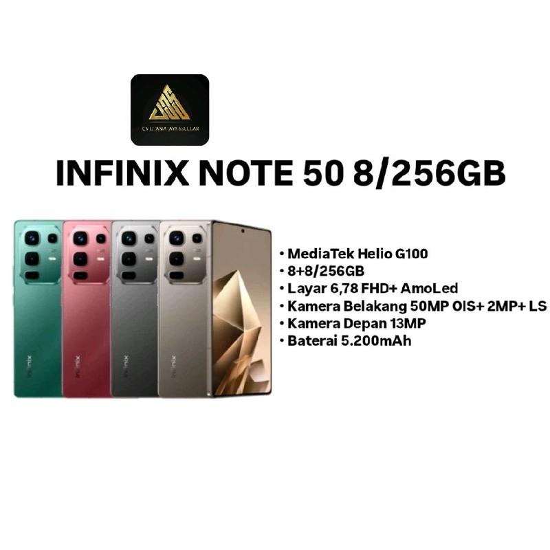 Smartphone - Infinix Note 50 8/256GB (Garansi Resmi) - Shop | Tokopedia