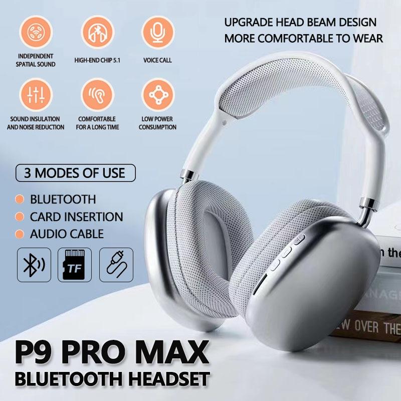 P9 Bluetooth Headphone Wireless Headphones With Microphone HiFi ...