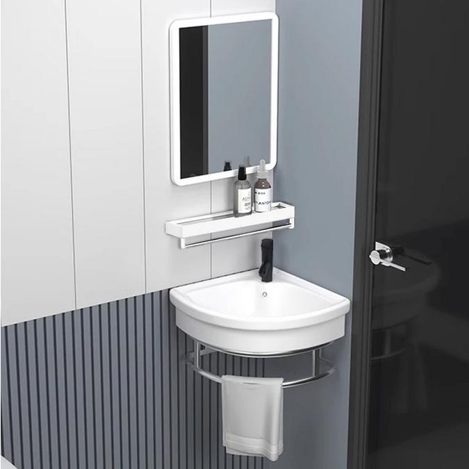 Jual Wastafel keramik/wastafel kamar mandi kecil/cermin/keran/Wastafel ...