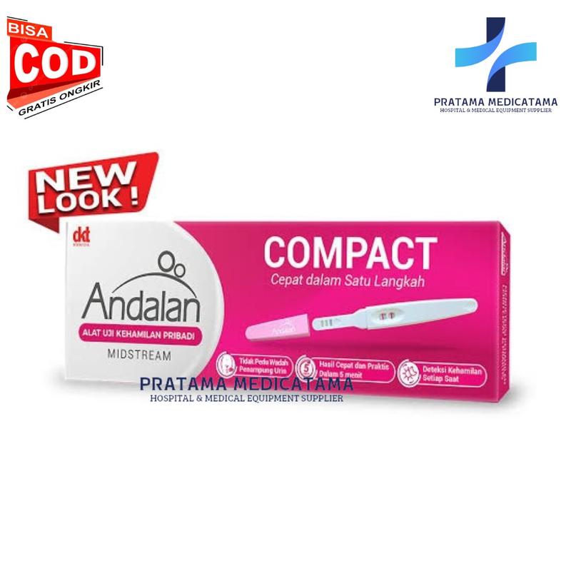Tes Kehamilan Midstream Andalan Compact Test Pregnancy - Shop | Tokopedia