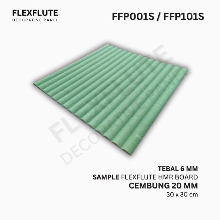 Jual Sample FLEXFLUTE Flexible Fluted Panel MDF HMR Wall Panel Hiasan ...