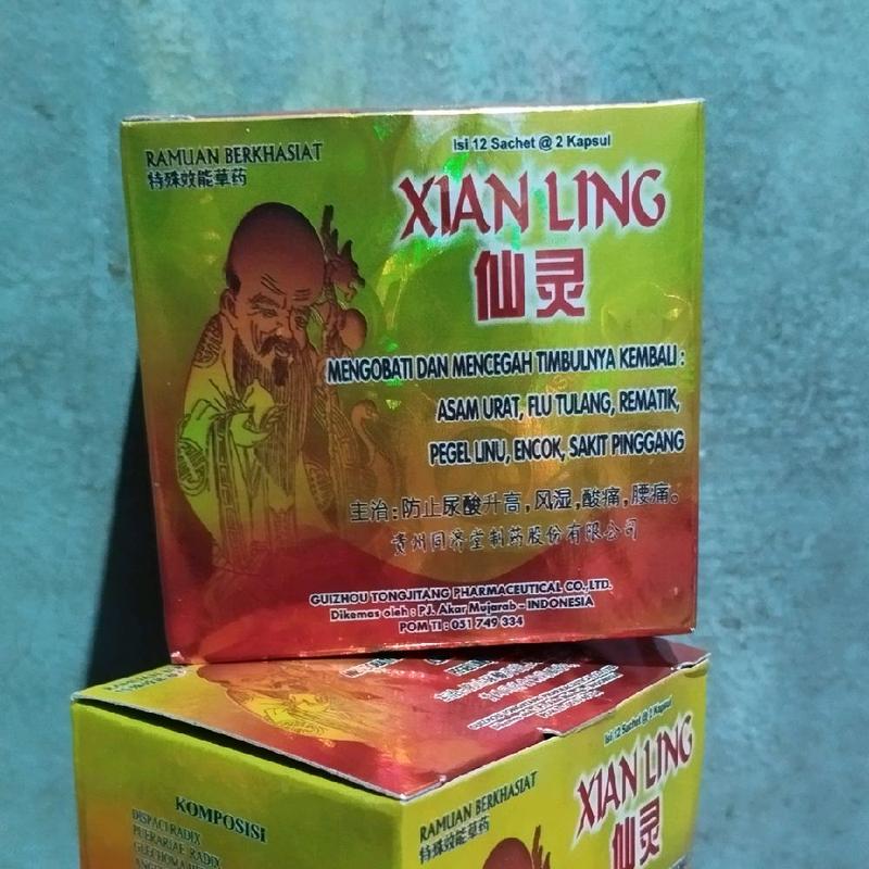 XIAN-LING Kapsul Original 1pack isi 12sachet @2kapsul - Shop | Tokopedia