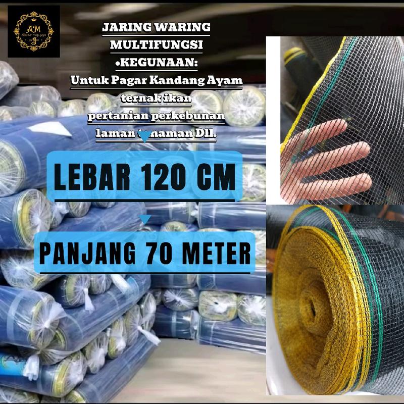 Jaring Waring Termurah Cod Panjang 70meter x Lebar 120cm Pagar Tanaman ...