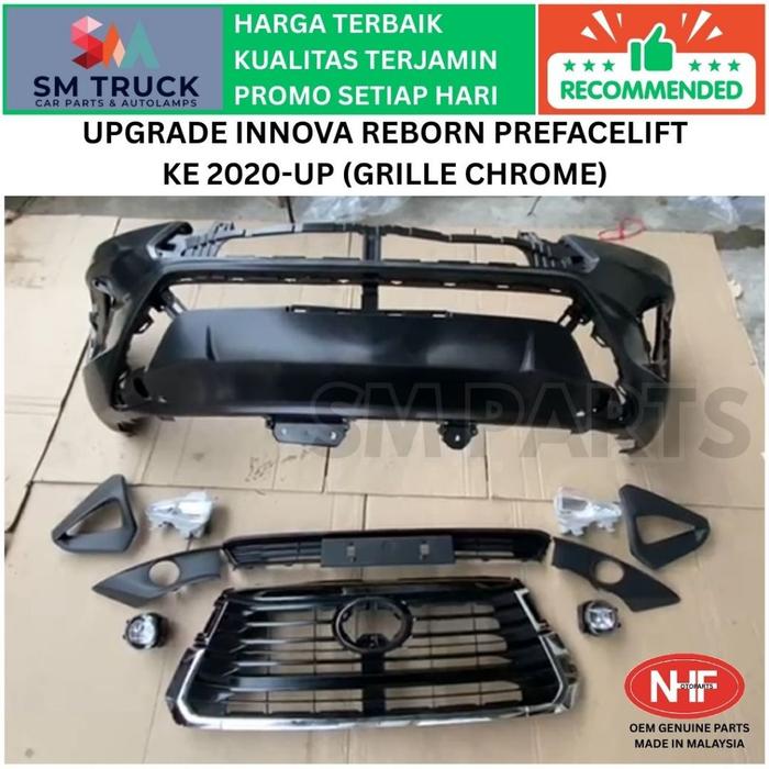 Jual (OEM MADE IN MALAYSIA) PAKET UPGRADE TOYOTA INNOVA REBORN FACELIFT ...