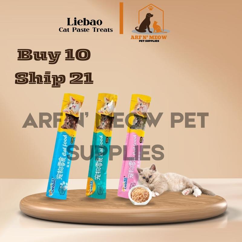 Buy 10 FREE 21PCS 15g Liebao Cat Paste Chicken Tuna Cod Real - TikTok ...
