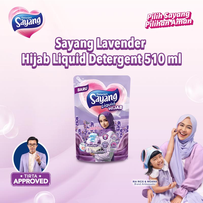 Sayang Lavender Liquid Detergent Hijab 510ML - Shop | Tokopedia