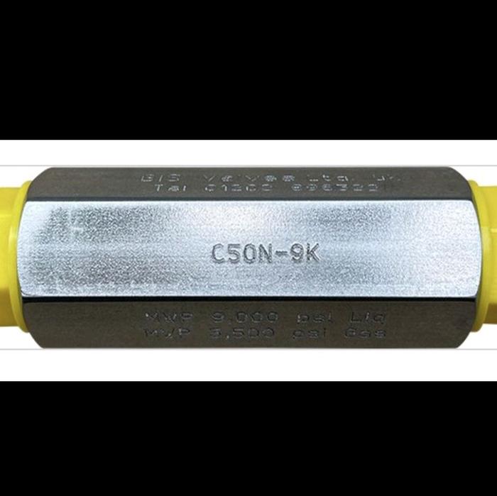 Jual Check Valve 1/2" FNPT 9000PSI Bis Valve SS316 C50N-9K - Jakarta ...