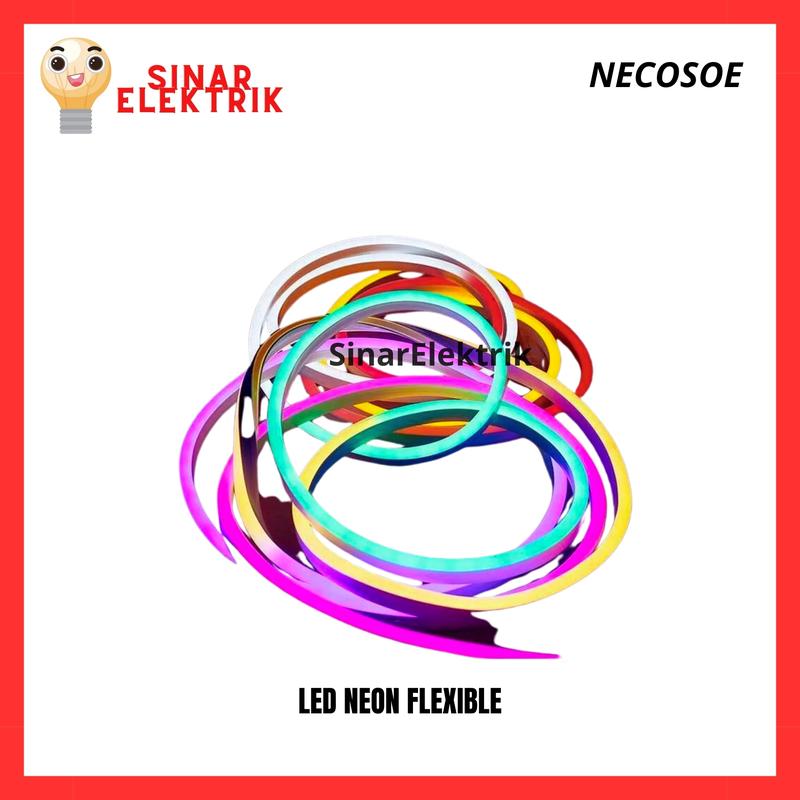 Lampu LED Neon Flex Selang Fleksibel Per Meter - Berbagai Macam Warna ...