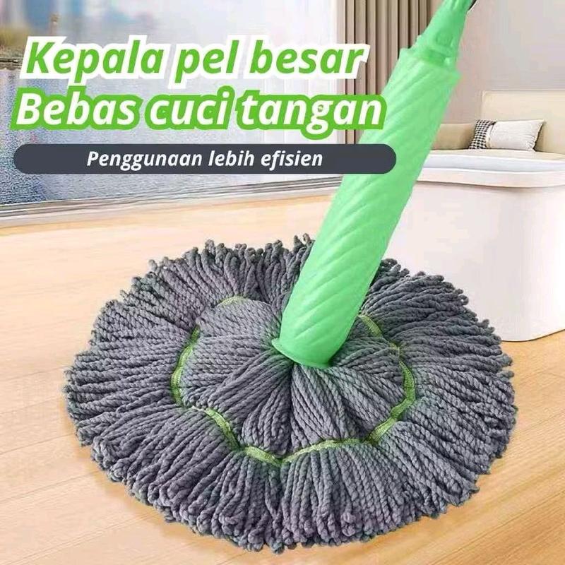 Alat Pel Lantai Pel Putar Peras Otomatis Serat Bambu / Alat Kain - Shop ...