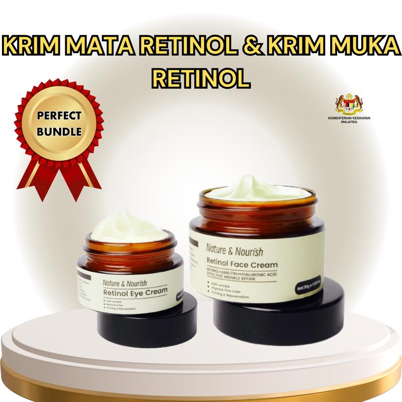 [Free Shipping] NCOS Retinol Eye Cream and Face Cream [Krim Muka ...