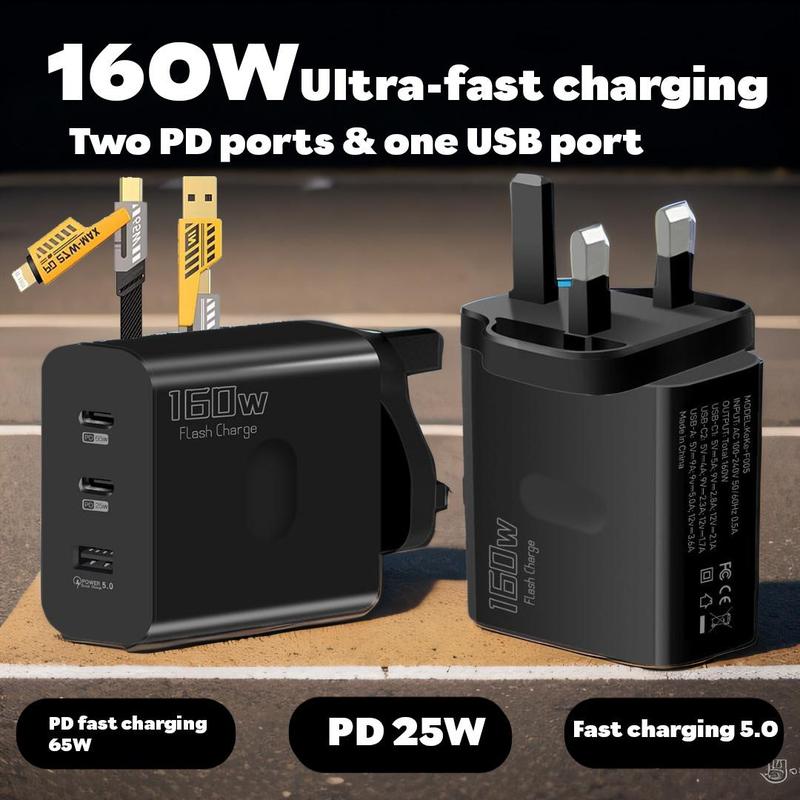160W fast charging adapter charging head 160W suitable for IOS - TikTok ...