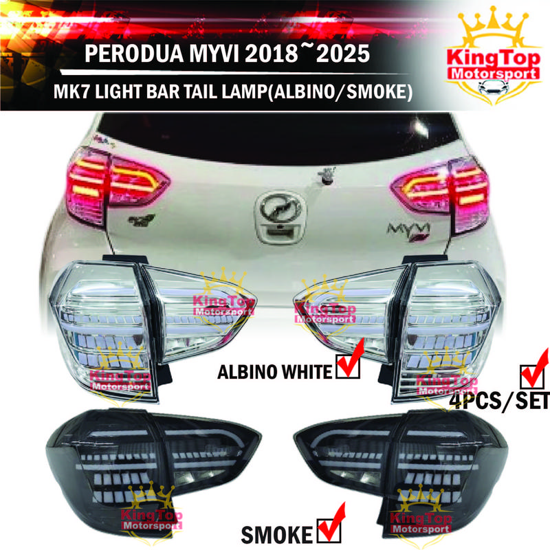 Perodua Myvi 2018 - 2022 MK7 Design Dynamic Tail Lamp With Signal ...
