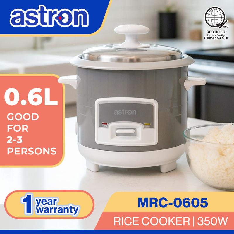 Astron MRC-0605 0.6L Rice Cooker | 3 cups | 350W | 2-3 persons - TikTok ...