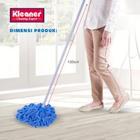 Promo Kleaner Bundling Alat Pel Sumbu Bulat Microfiber Round Mop dan ...