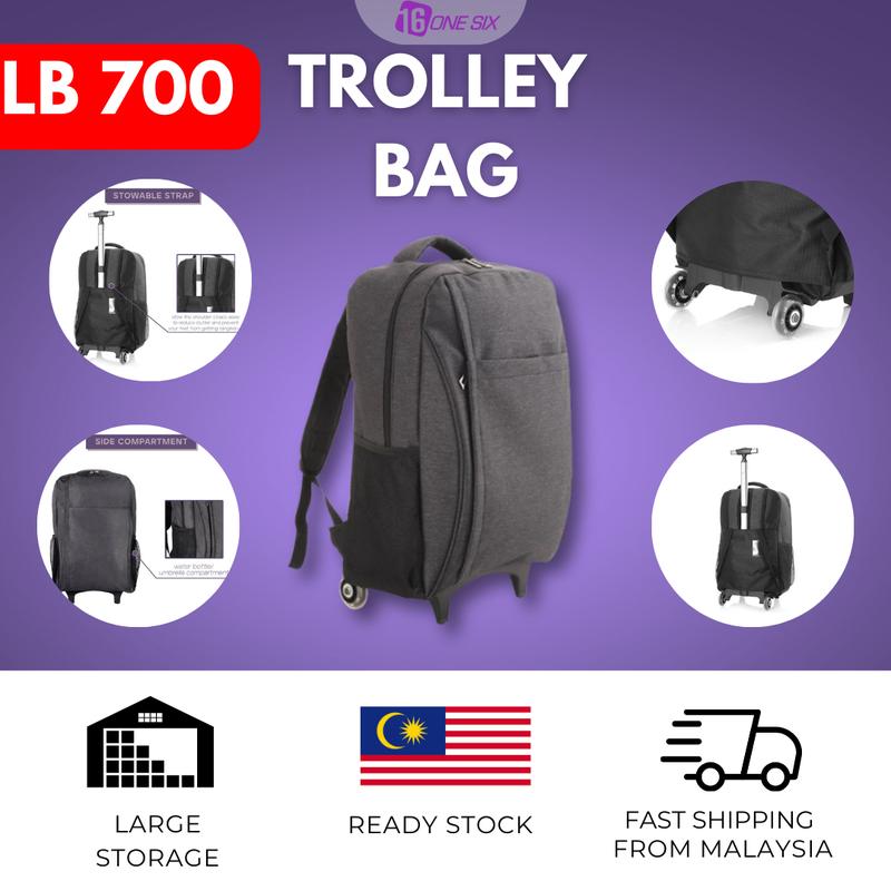 ONESIX Travel 2-Wheel Trolley Bag Backpack Suitcase Cabin Bag Business ...