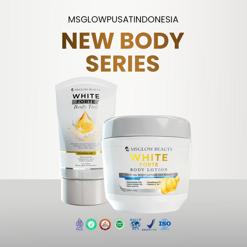 MS GLOW - BUNDLING DOSTING WHITE FORTE +BODY TINT - Shop | Tokopedia