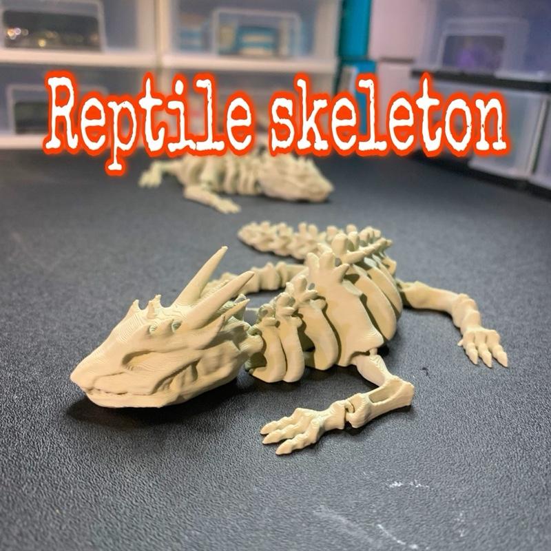 Mainan Atrticulated Skeleton animal 3D printing artikulasi kerangka ...
