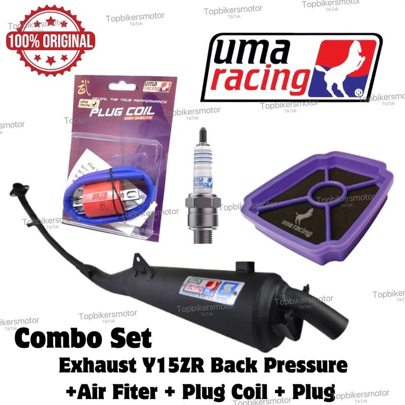 Uma Racing Exhuast /Air Fiter /Plug Coil /Spark Plug Combo Set - TikTok ...