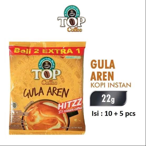 KOPI TOP Gula aren 1 renceng isi 15 saset Coffee - Shop | Tokopedia
