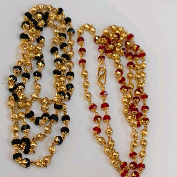 Black and red Mani design impon chain (less than 60cm) - TikTok Shop ...