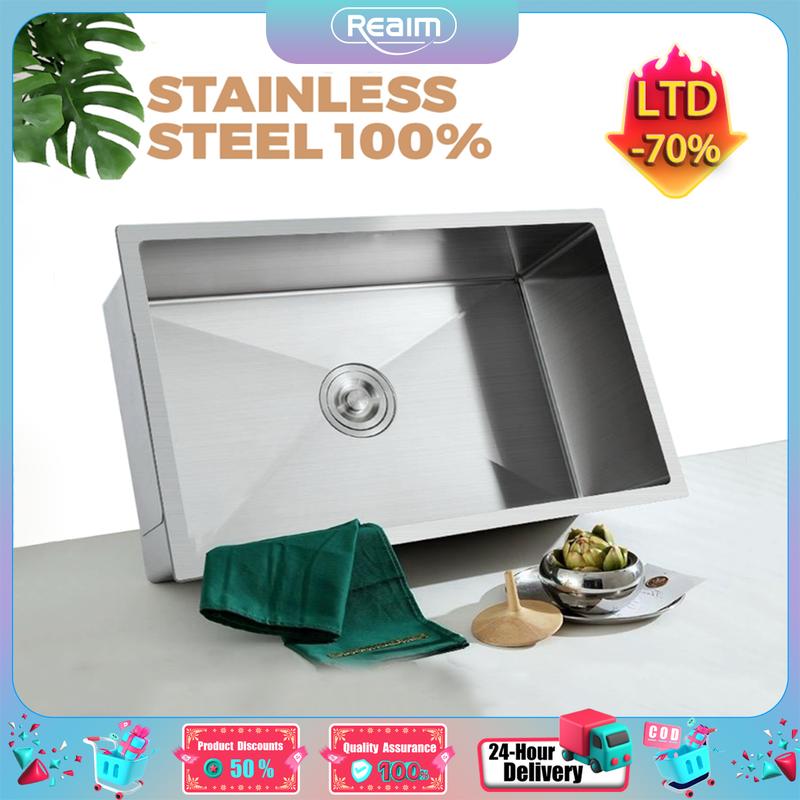 SINK NANO 100% SUS304 Stainless Steel Sink Bowl Kitchen Sink - TikTok ...