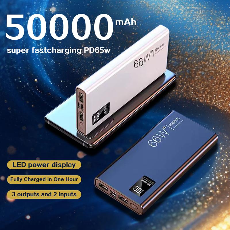 Power Bank PD66W 50000mAh 5A Super Fast Charge with Vooc Flash - TikTok ...