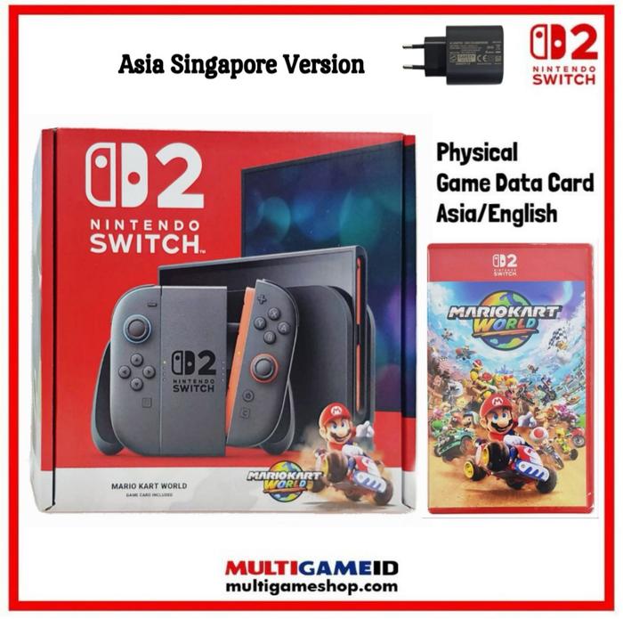 Jual Nintendo Switch 2 NS2 Console +Mario Kart World Bundle Asia ...