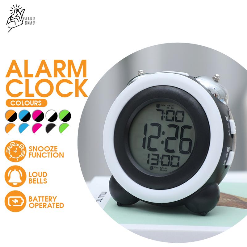 Digital Alarm Clock Loud Sound Jam Loceng Alarm Kuat Led Cut - TikTok ...
