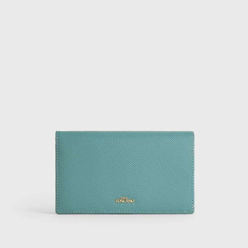 Heather Bifold Wallet in Teal (TOCCO TOSCANO) - TikTok Shop Singapore