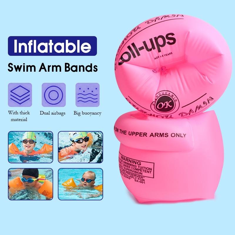 Inflatable Arm Bands Rings Swimming Floats Arm Sleeves Adult - TikTok ...