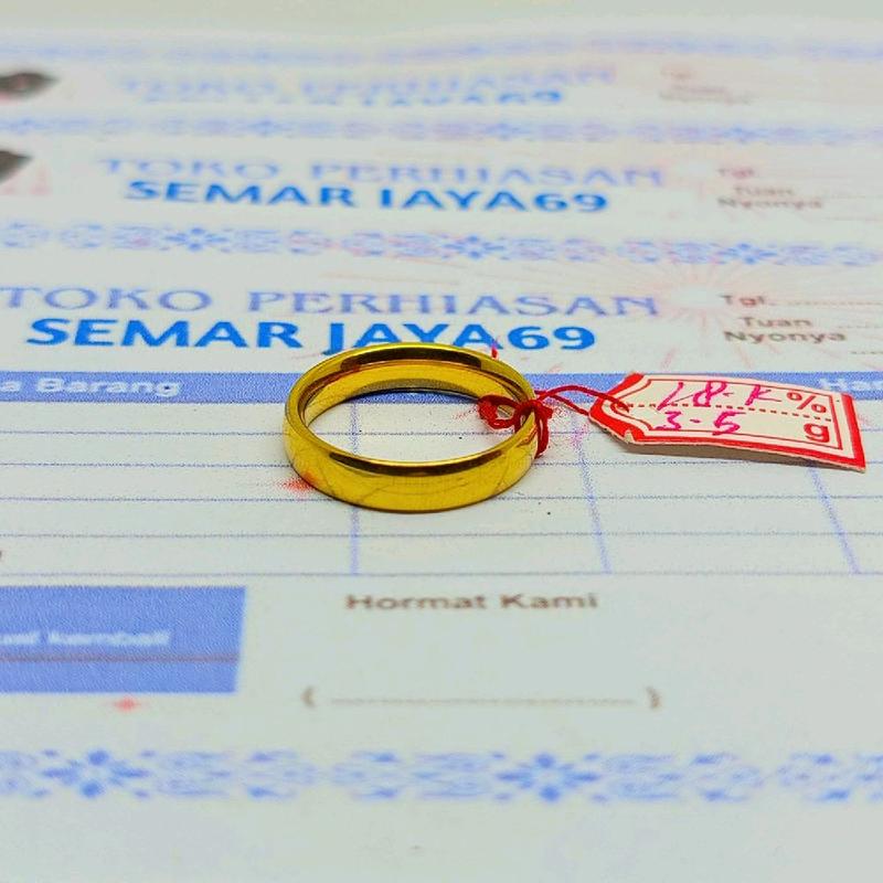 TERBAU CINCIN POLOS EMAS MUDA FREE SURAT - Shop | Tokopedia