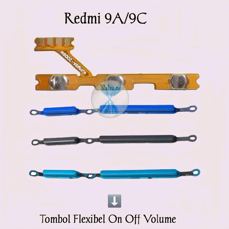 Tombol Flexibel On Off Volume Untuk Xiaomi Redmi 9A 9C Fleksibel Tombol ...