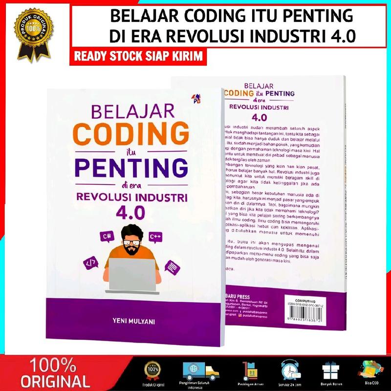 BUKU BELAJAR CODING ITU PENTING DI ERA REVOLUSI INDUSTRI 4.0 - Shop ...