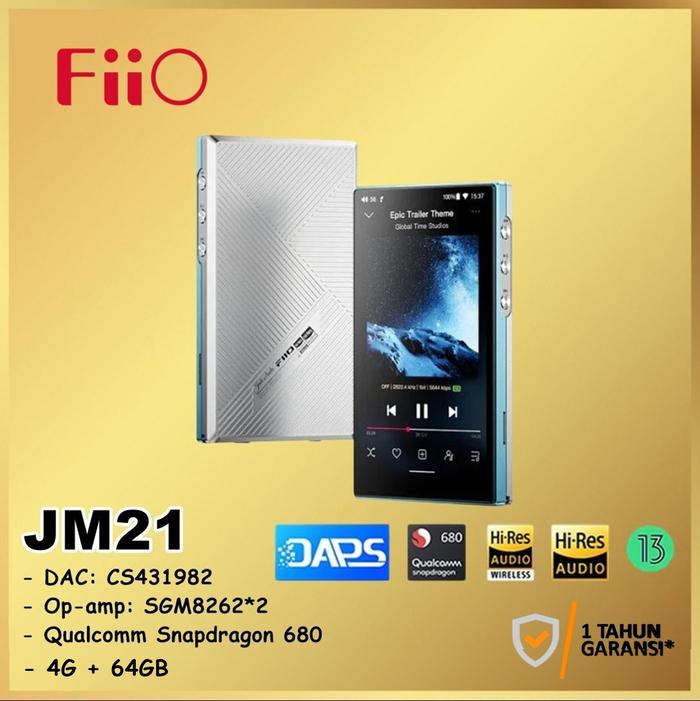 Promo FiiO JM21 JM 21 Portable High-Res Lossless Music Player ...