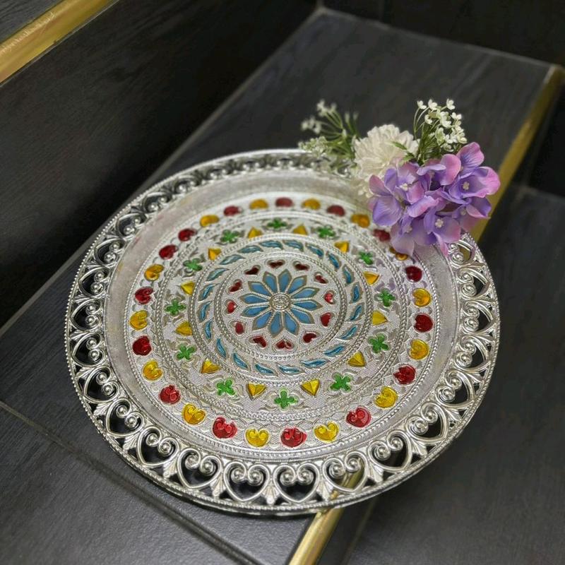 Silver plastic tray for decoration - TikTok Shop Malaysia