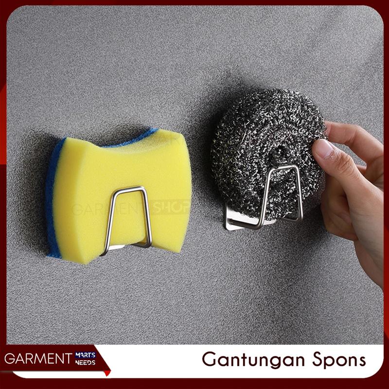 Tempat Spon Cuci Piring Spons Kamar Mandi Dapur Besi Gantungan ...