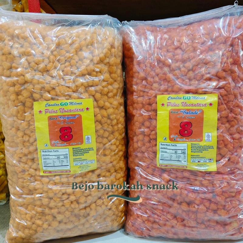 PILUS AUSTRALIA 1KG ,PILUS JAGUNG PREMIUM RASA ORIGINAL DAN PEDAS ...