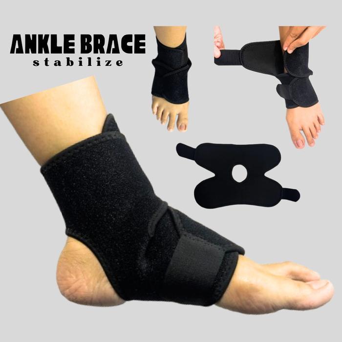 ANGKLE SUPPORT ELASTIC BRACE GUARD. ANKLE STABILIZATOR & PROTECTOR ...