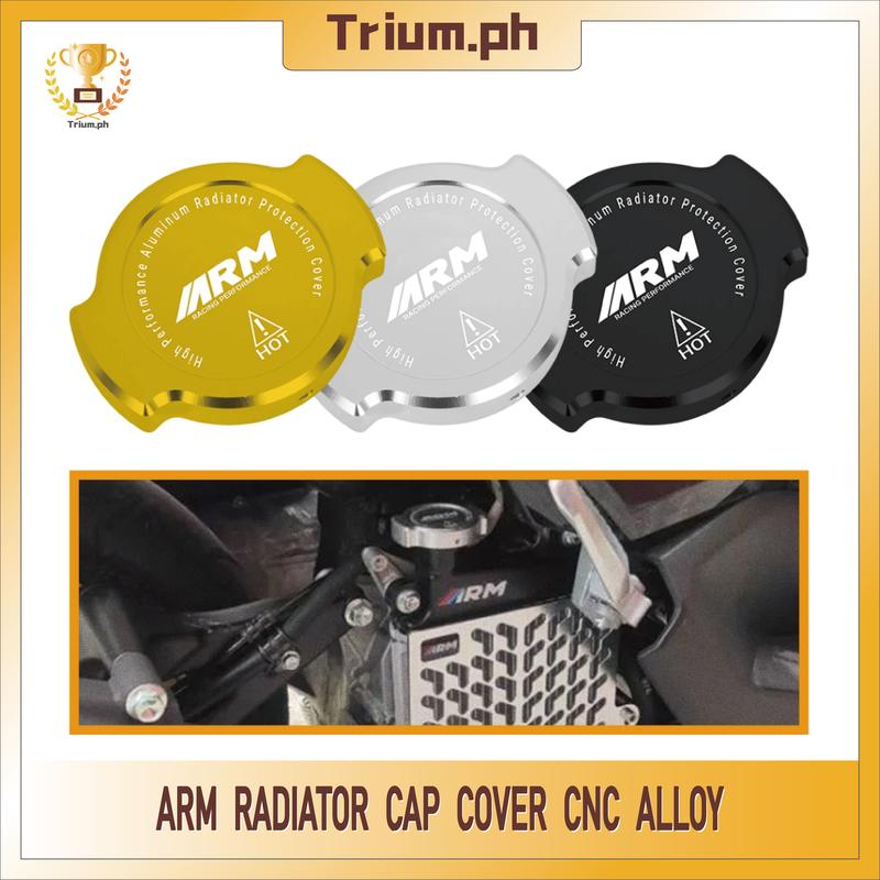 Radiator Cap Cover With Sticker Aluminum Full CNC Universal Radiator ...