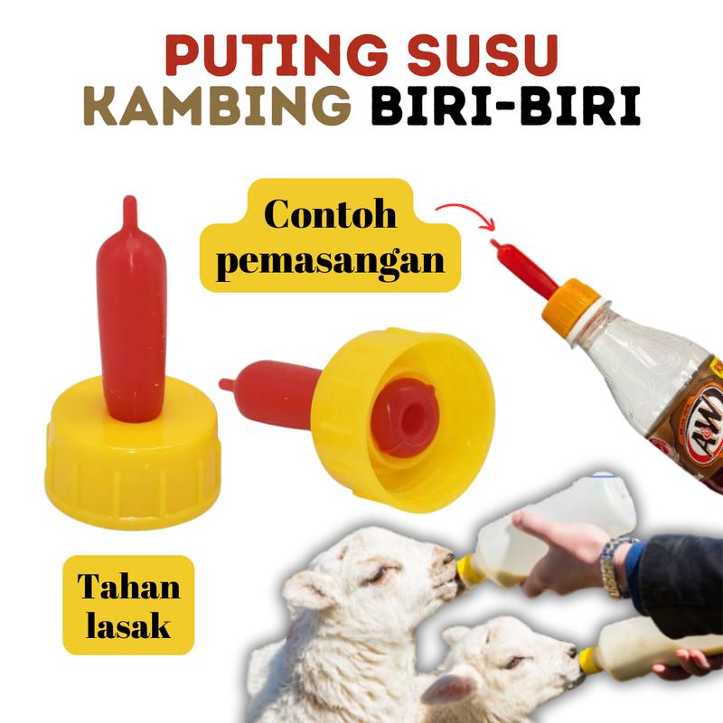 Puting susu kambing nipple bottle pacifier silicone for lamb - TikTok ...